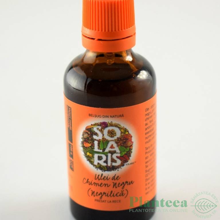 Ulei chimen negru 50ml - Solaris plant, pret 15,6 lei - Planteea