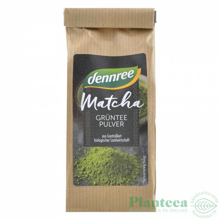 Ceai verde matcha pulbere eco 30g - Dennree, pret 50,0 lei - Planteea