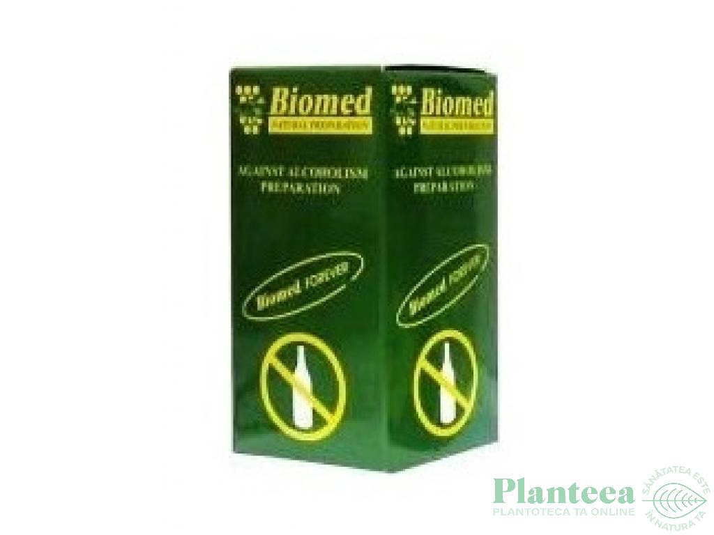 Preparat natural antialcool AlcoStop 100ml - Biomed, pret 30,2 lei ...