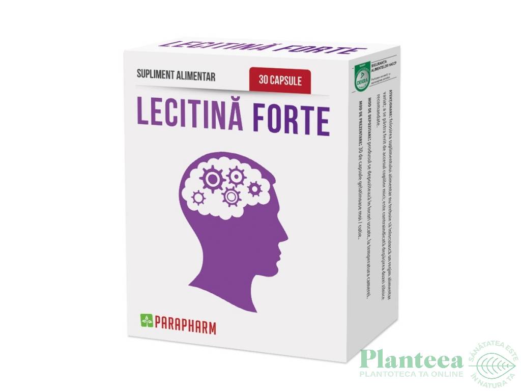 Lecitina forte 30cps - Parapharm, pret 13,0 lei - Planteea