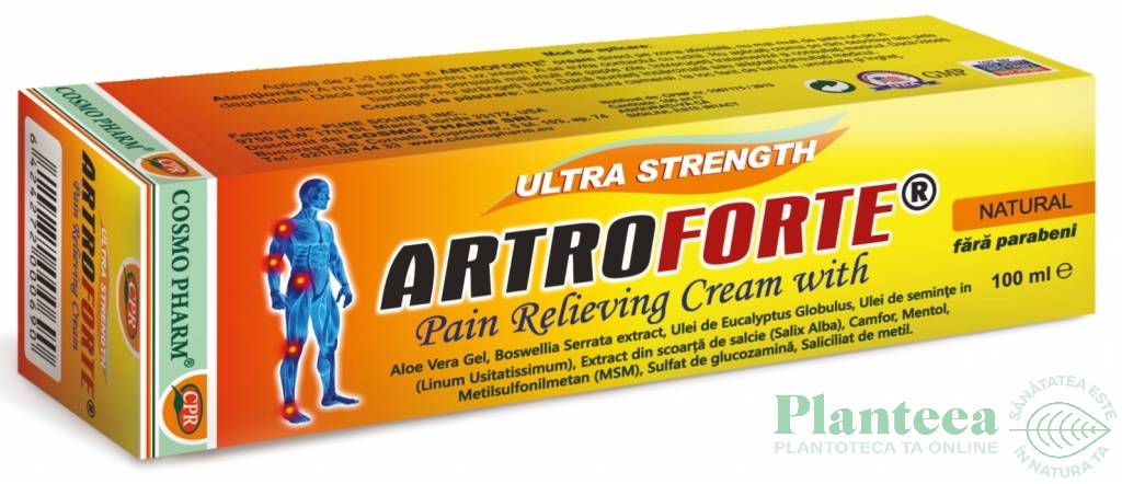 Crema artroforte 100ml - Cosmo pharm, pret 57,0 lei - Planteea