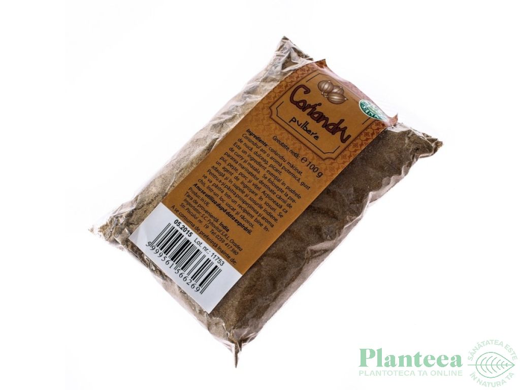 Condiment coriandru macinat 100g - Herbal sana, pret 5,1 lei - Planteea Condiment coriandru macinat 100g - Herbal sana, pret 5,1 lei - Planteea