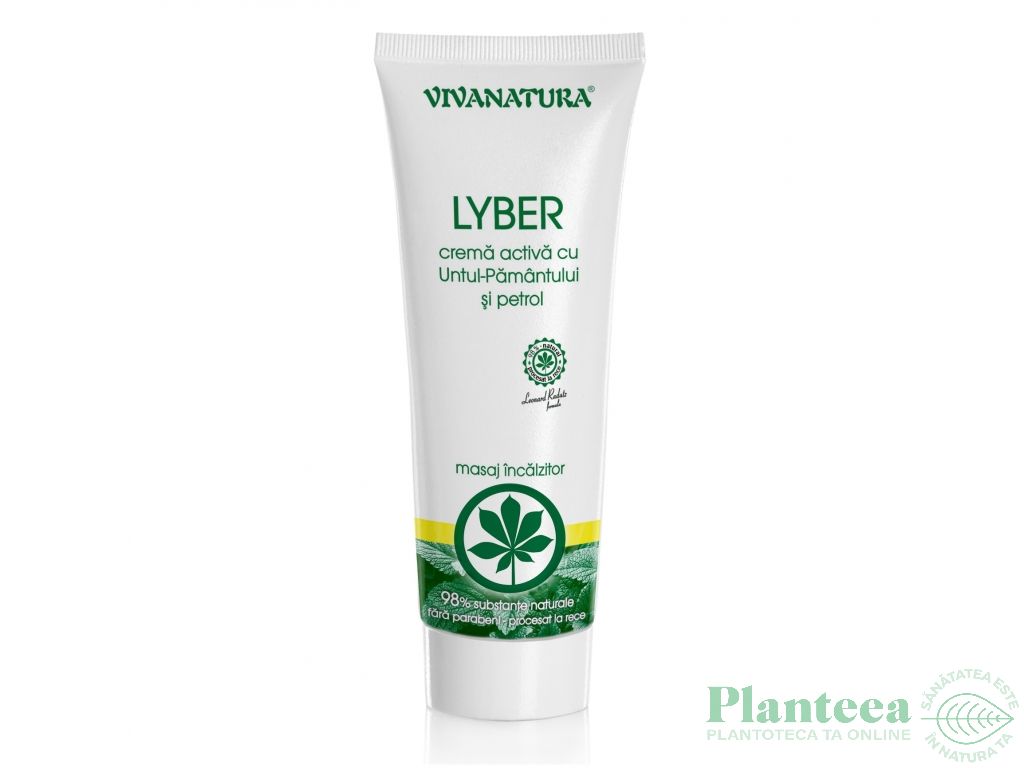 Crema antireumatica Lyber 250ml - Viva natura, pret 52,7 lei - Planteea