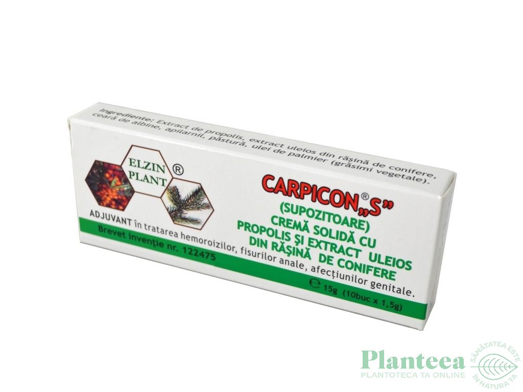 Elzin Plant: Carpicon Supozitoare naturale - pret 25,2 lei | Planteea