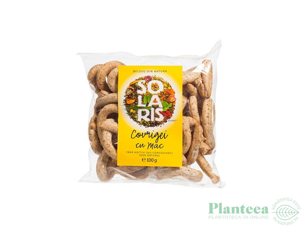 Covrigei integrali mac 100g - Solaris, pret 4,5 lei - Planteea