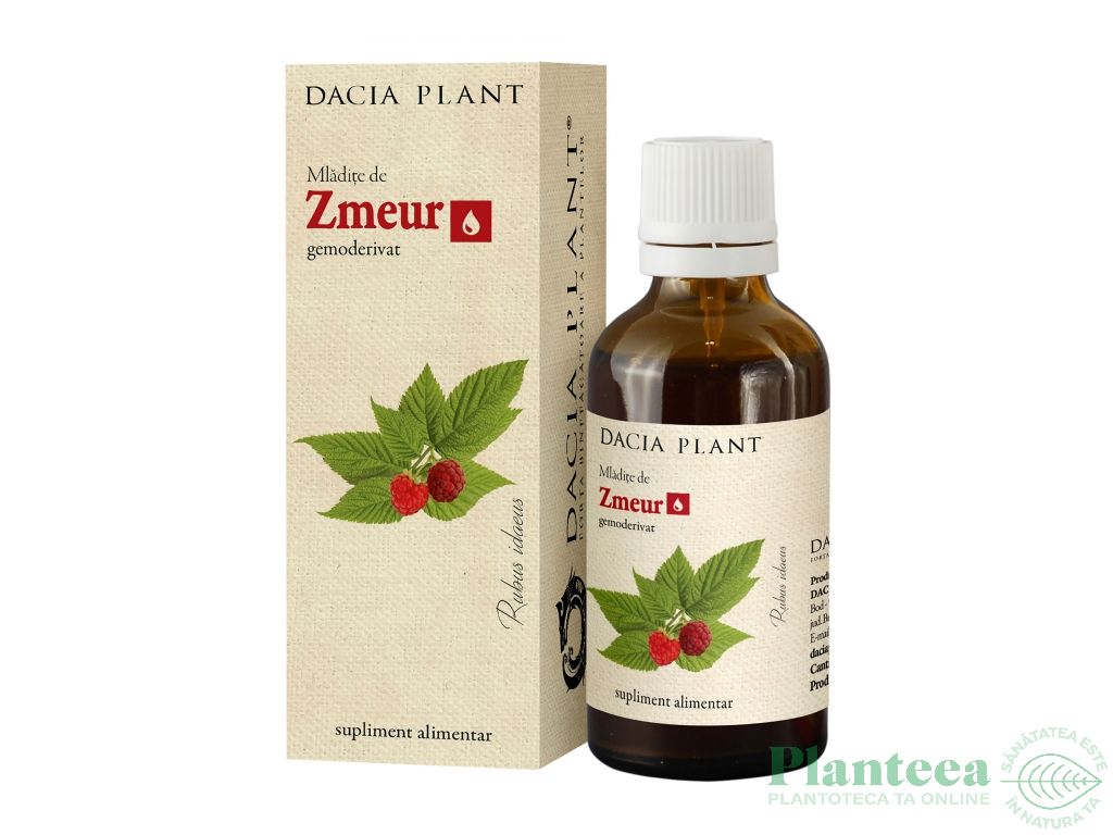 Gemoderivat zmeur mladite 50ml - Dacia plant, pret 28,8 lei - Planteea