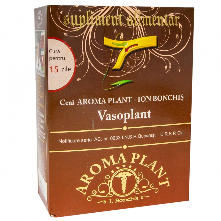 Ceai Vasoplant [afectiuni circulatorii] 160g - Bonchis, pret 21,0 lei ...