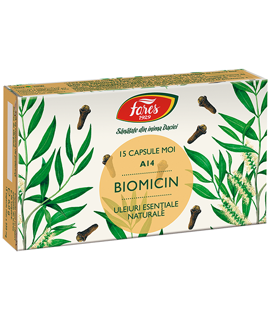Biomicin 15cps, antibiotic natural de la Fares | Planteea