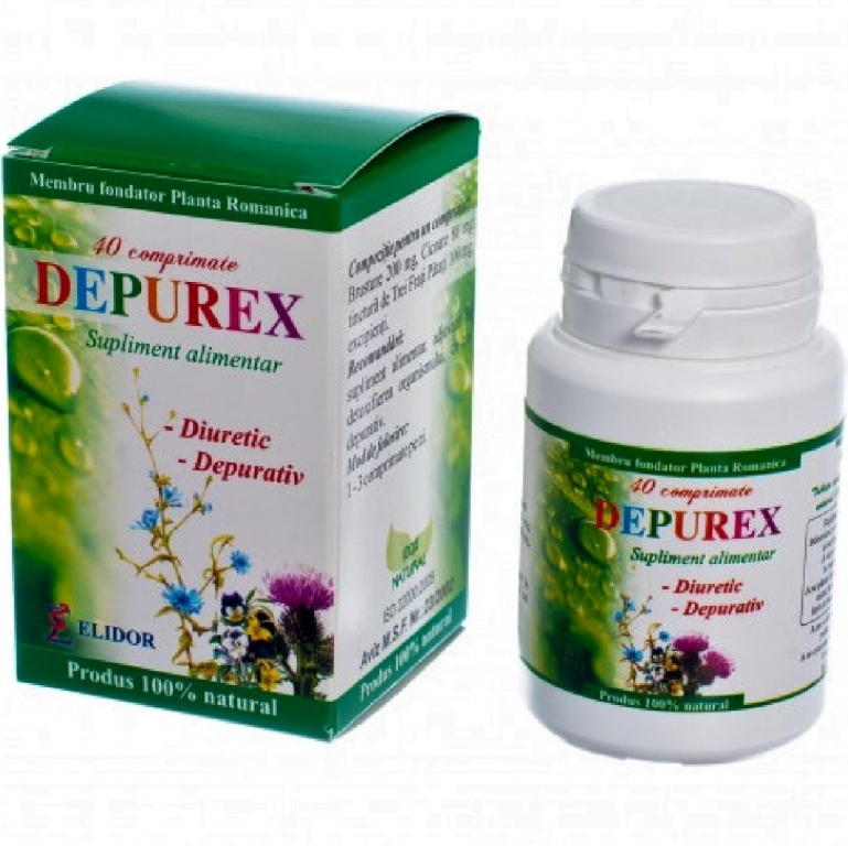 Depurex 40cp - Elidor, pret 44,4 lei - Planteea