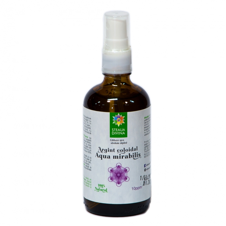Argint coloidal 10ppm spray 100ml - Santo raphael, pret 18,2 lei - Planteea